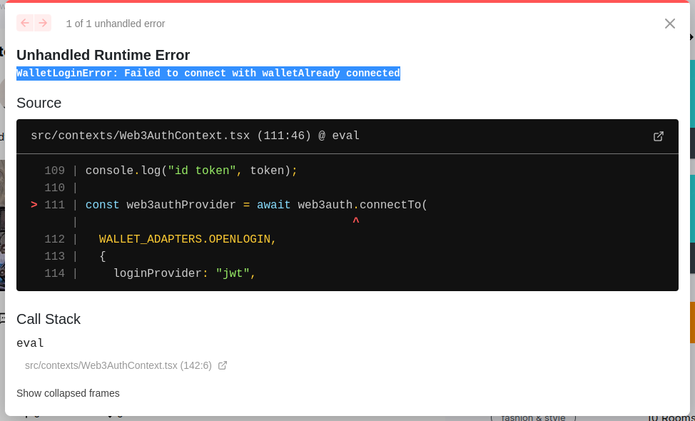 How To Fix Walletloginerror Failed To Connect With Walletalready Connected [legacy] Github
