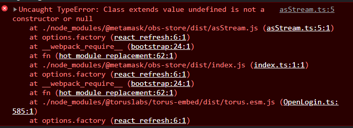 Uncaught Typeerror Class Extends Value Undefined Is Not A Constructor Or Null React Pnp Web