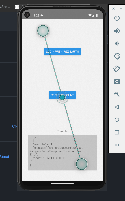 Tkey React Native Firebase Example Get Error On Android When Click Login With Web3auth Ios