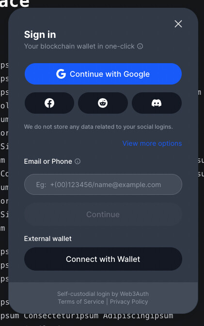 How Can I Remove Options From The Modal Pnp Web Sdks Web3auth