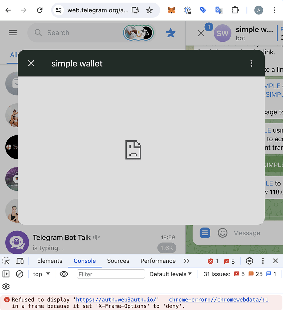 Refused To Display In A Frame Because It Set X Frame Options To