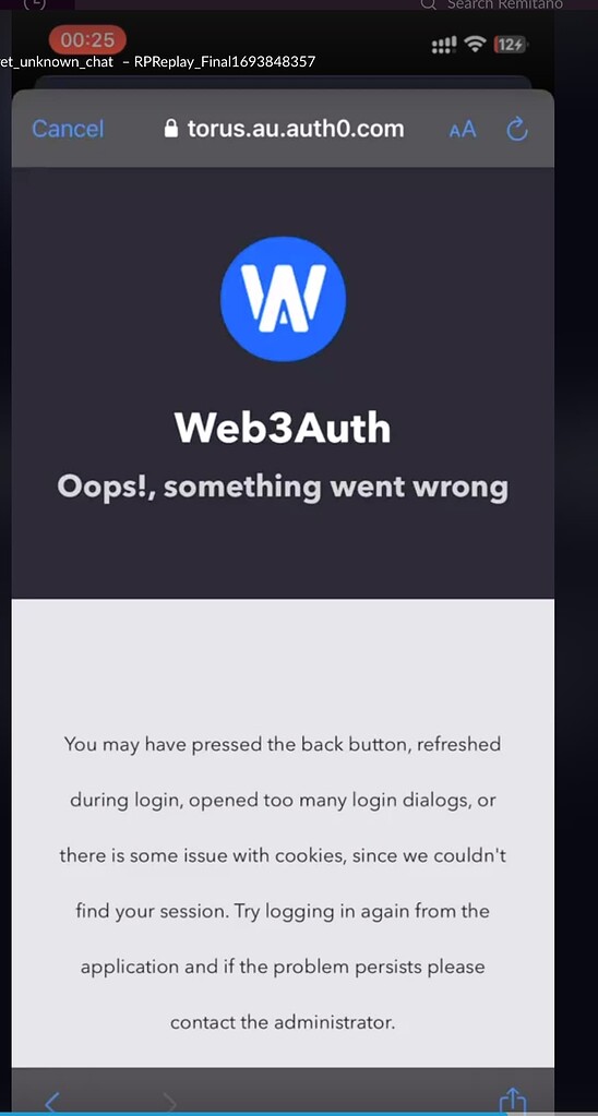 React Native Login Apple Failed Help Plug N Play Web3auth Community 