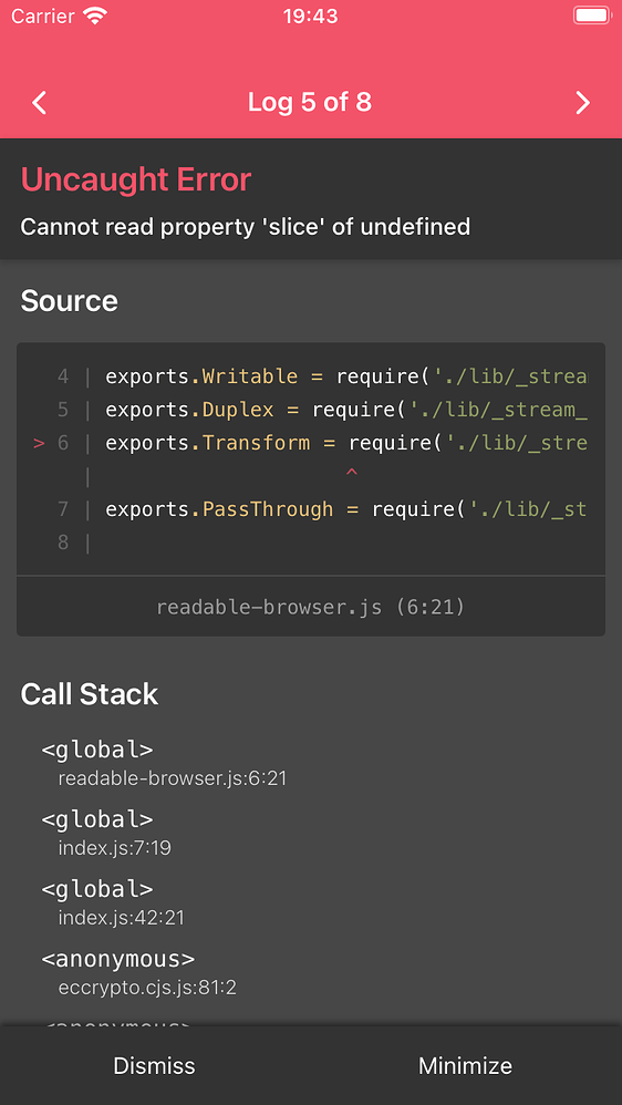 How To Solve This Error Cannot Read Property Slice Of Undefined Js Engine Hermes Pnp